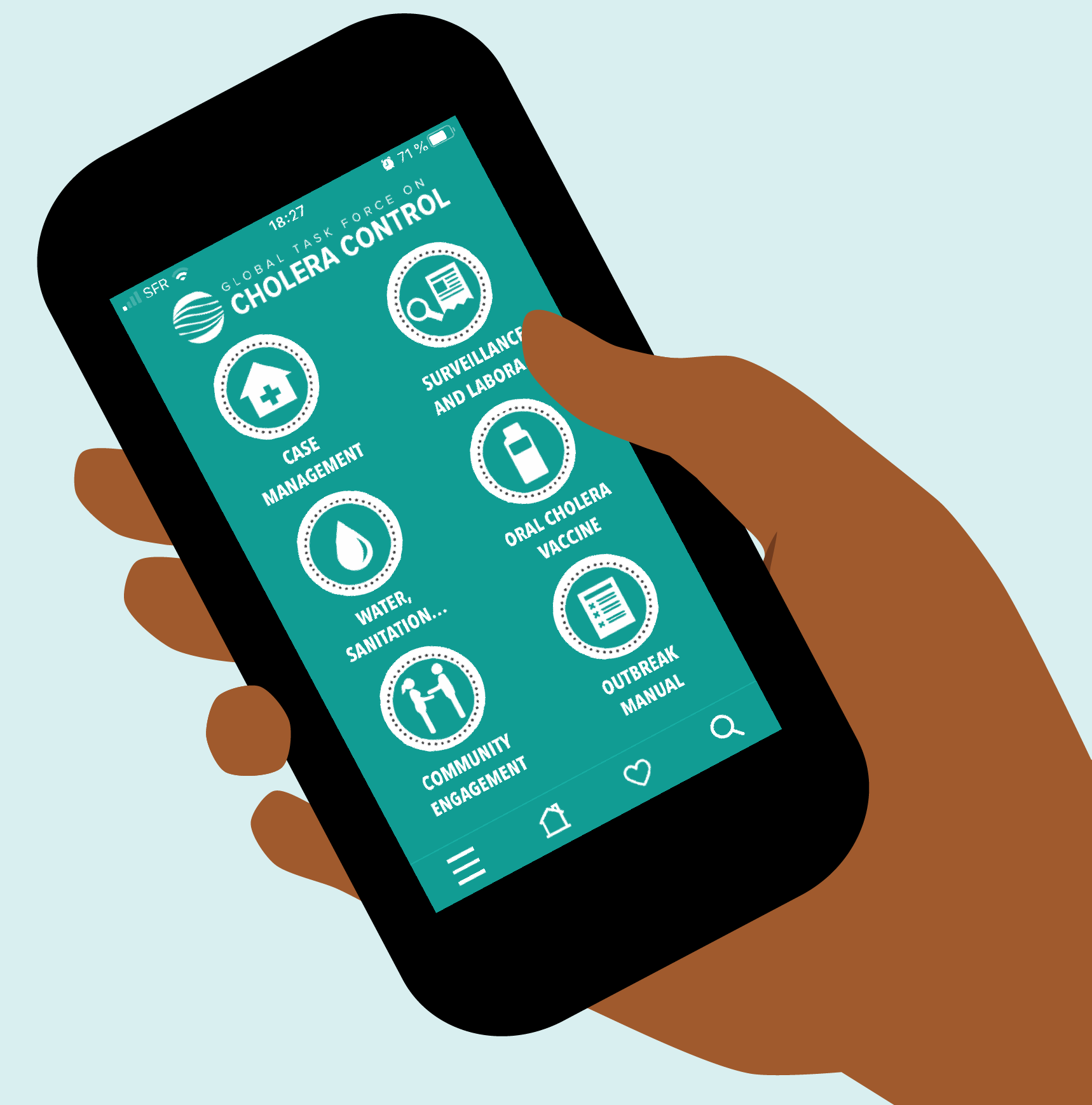 The GTFCC's Cholera App | The Global Alliance Against Cholera (G.A.A.C)